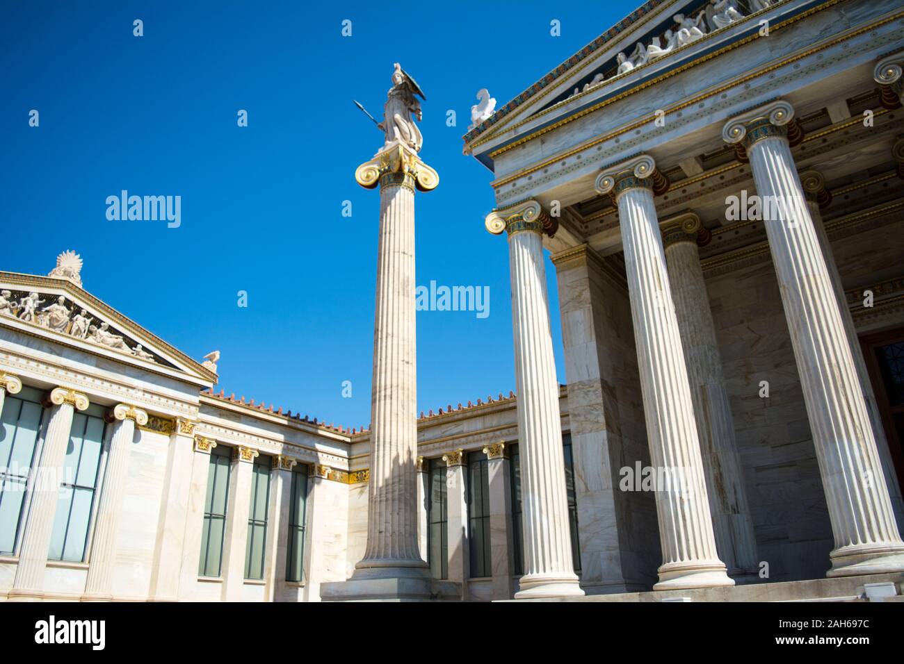 01 October 2018-Athens, Greece. The Academy of Athens, the Athenian ...