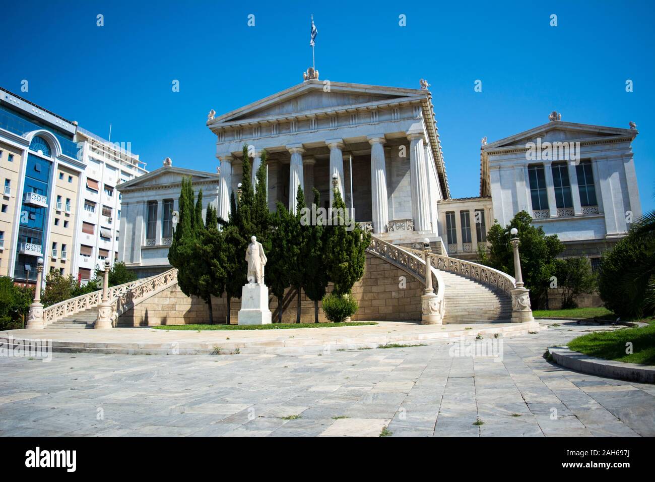 01 October 2018-Athens, Greece. The Academy of Athens, the Athenian ...