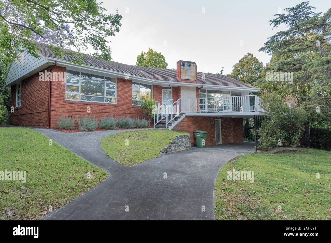 A corner block 1960's post-war modern Australian, single level home ...