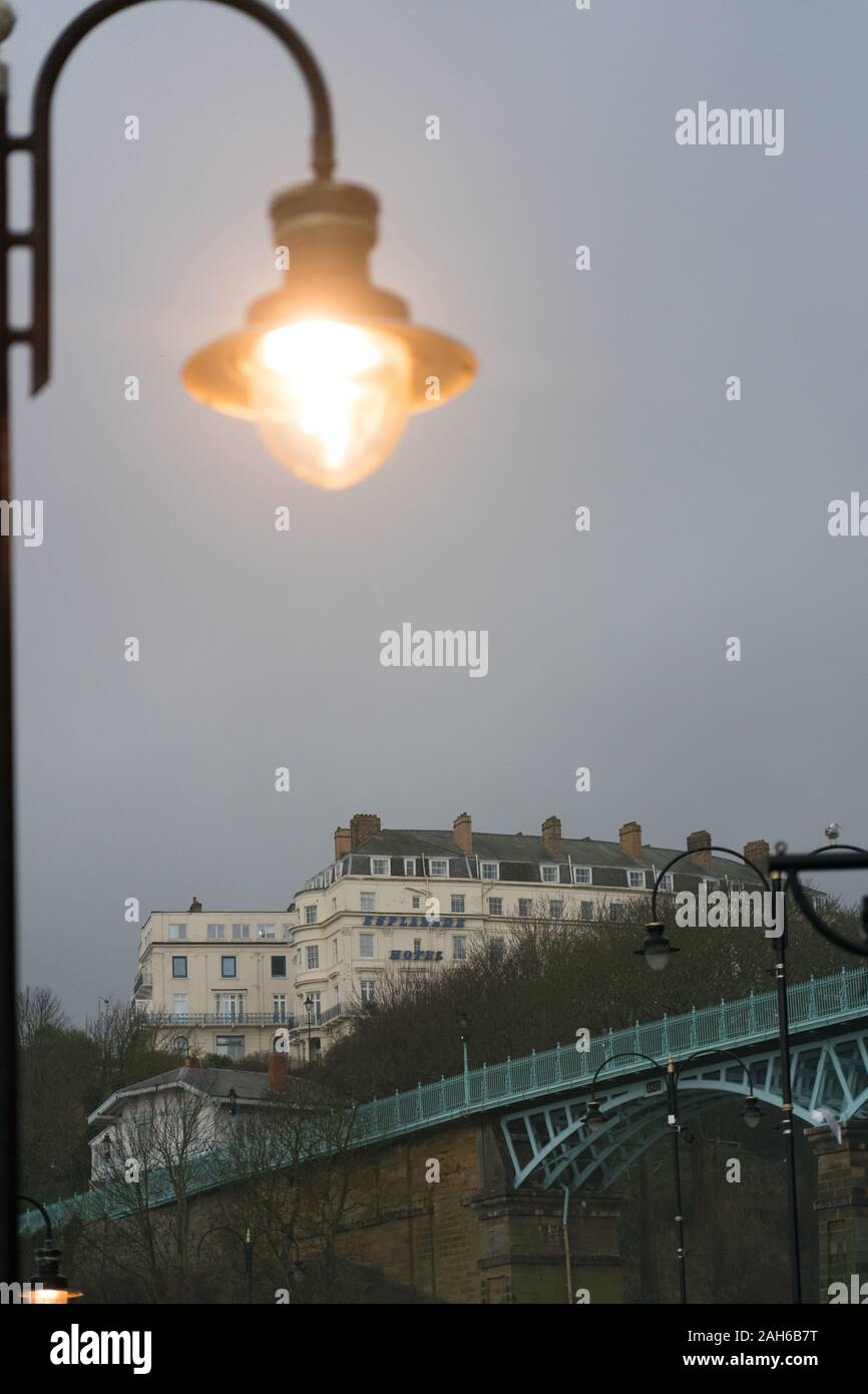 Spa Bridge, Scarborough Beach Stock Photo - Alamy