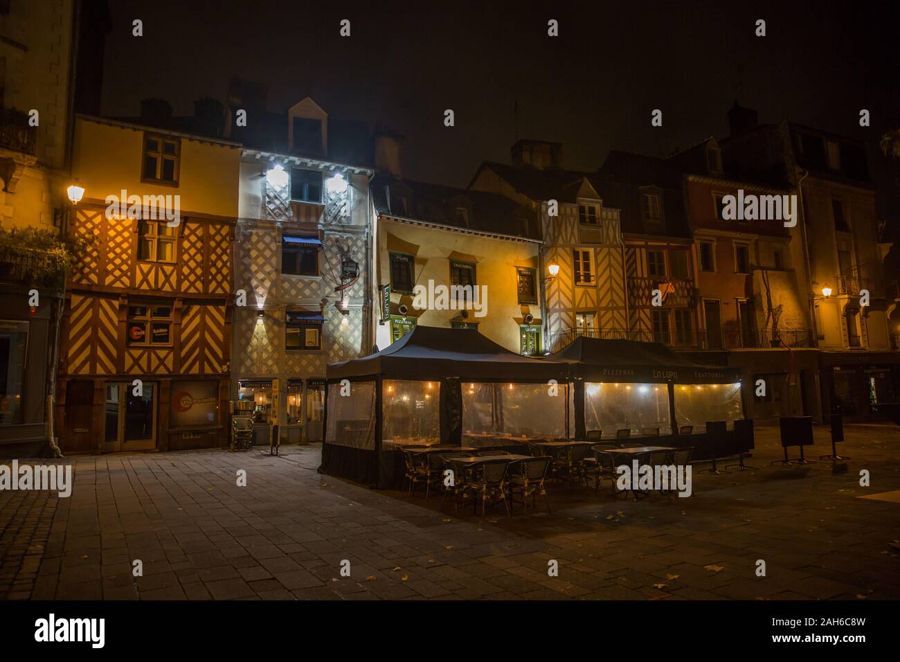 Rennes, France - Historic buildings in the old city centre of Rennes ...