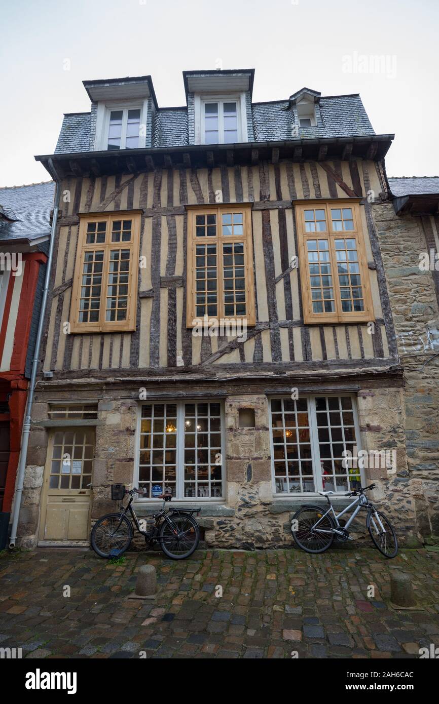 Rennes, France - Historic buildings in the old city centre of Rennes ...