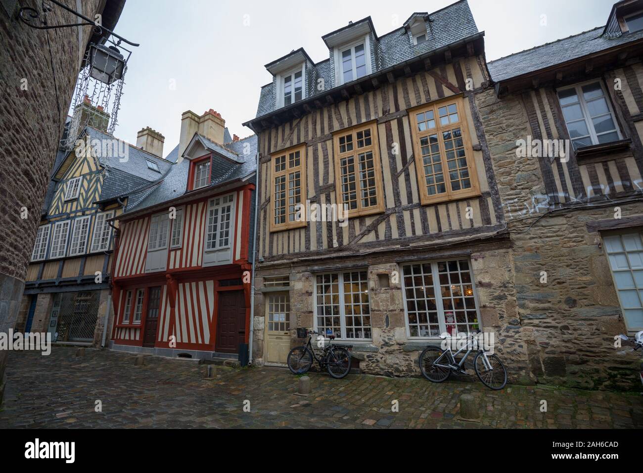 Rennes, France - Historic buildings in the old city centre of Rennes ...