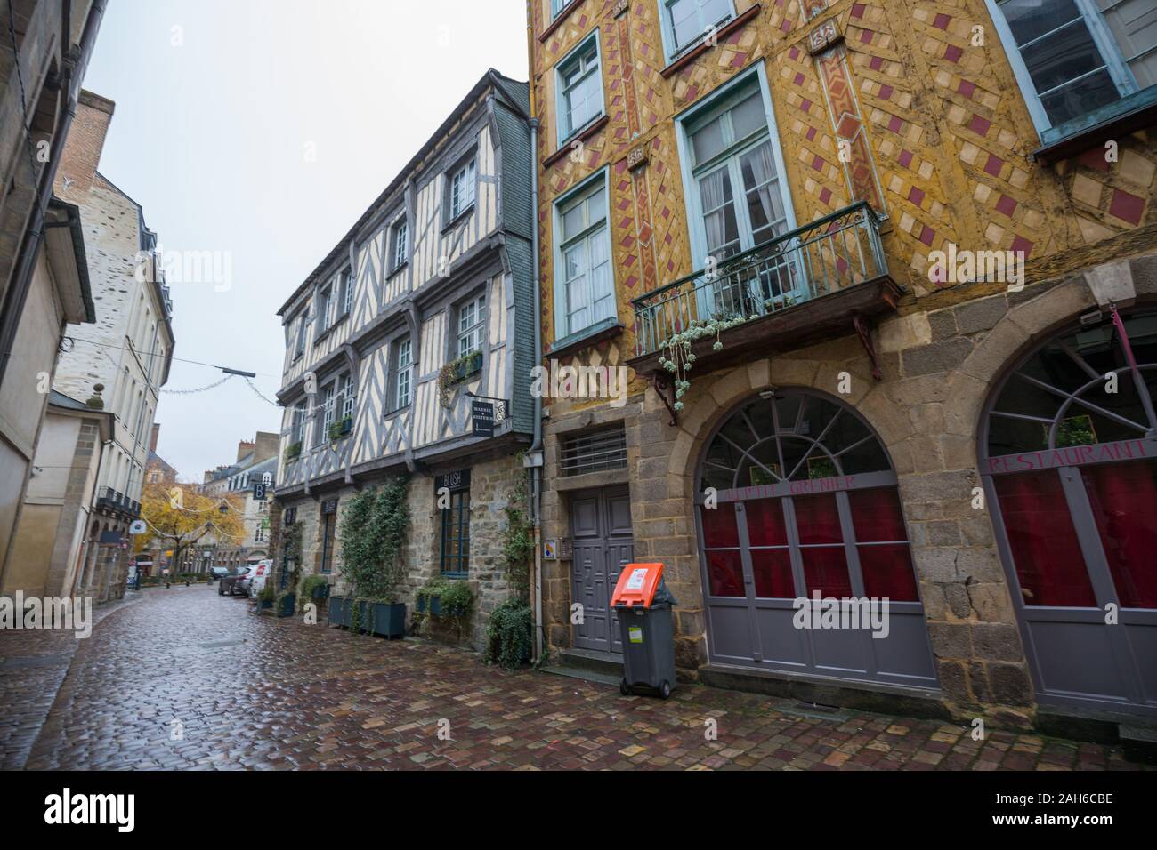 Rennes, France - Historic buildings in the old city centre of Rennes ...