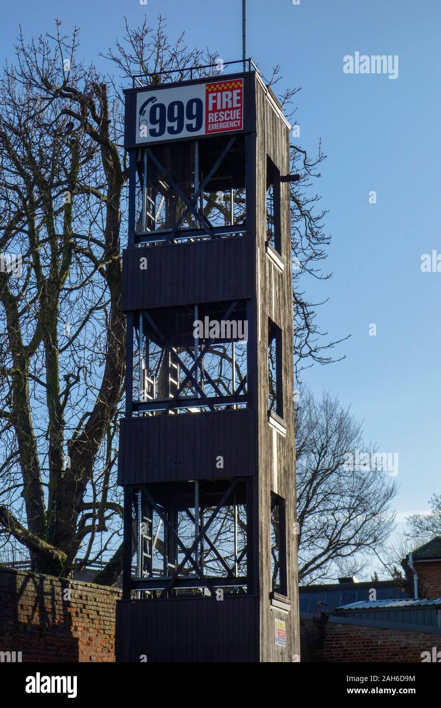 Practice tower fire station hi-res stock photography and images - Alamy