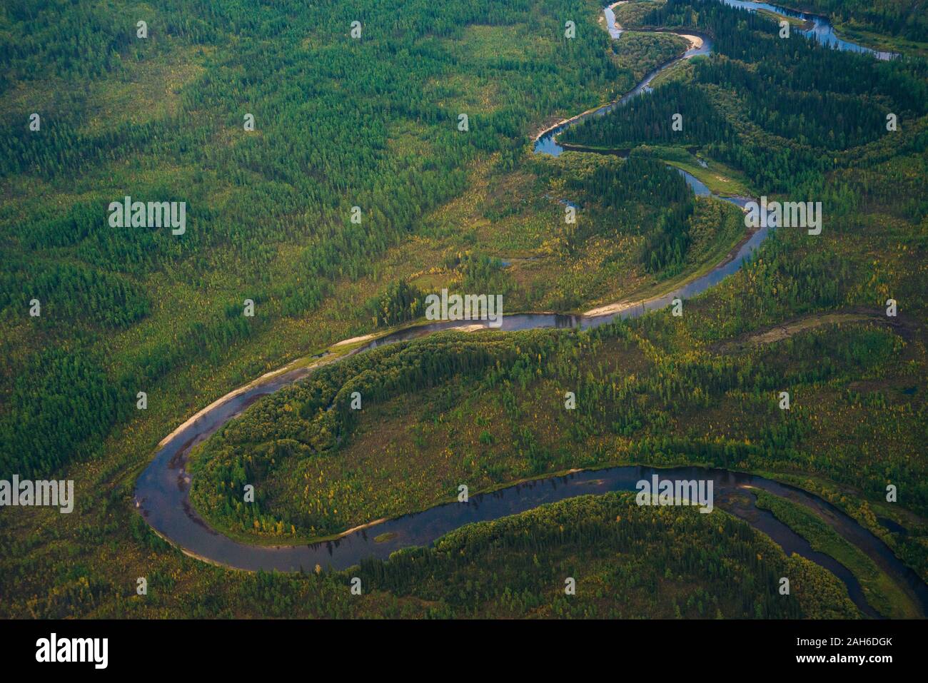 Taiga Siberia Aerial High Resolution Stock Photography and Images - Alamy