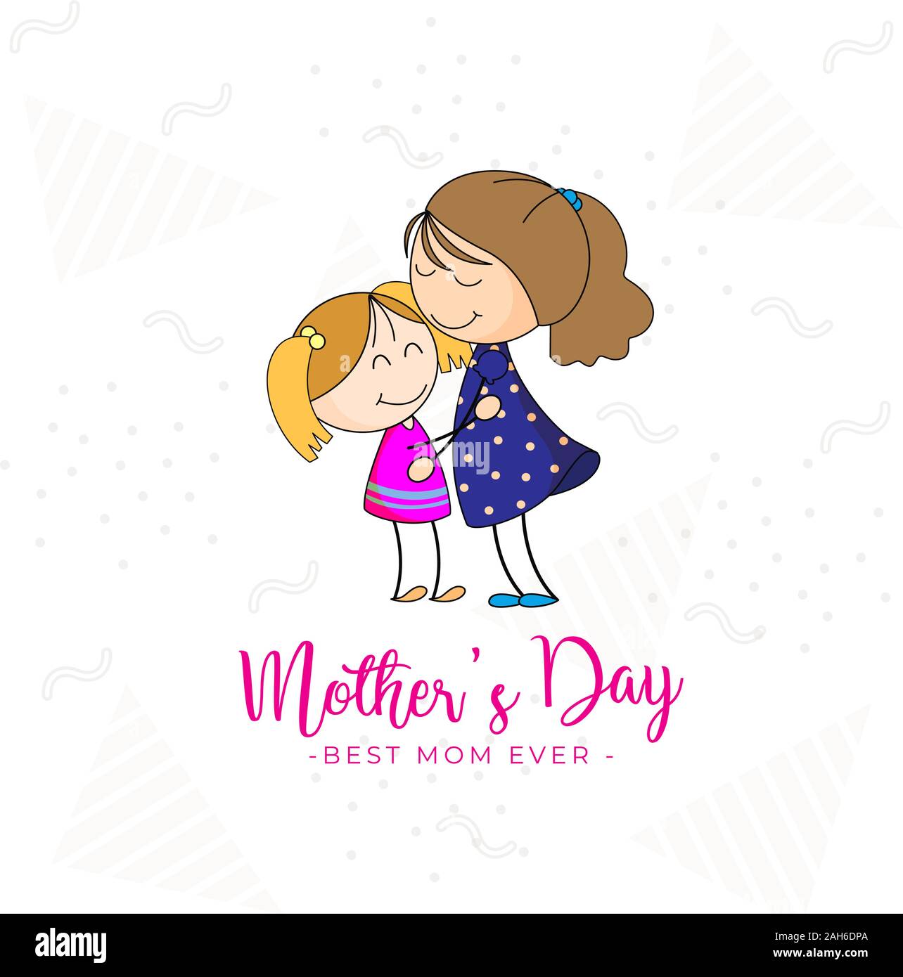 mother day background template vector Stock Vector Image & Art - Alamy