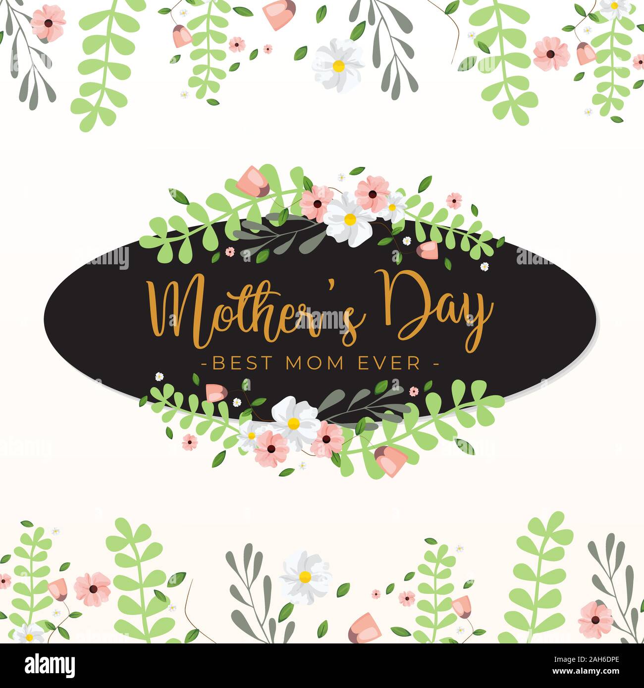 mother day background template vector Stock Vector Image & Art - Alamy