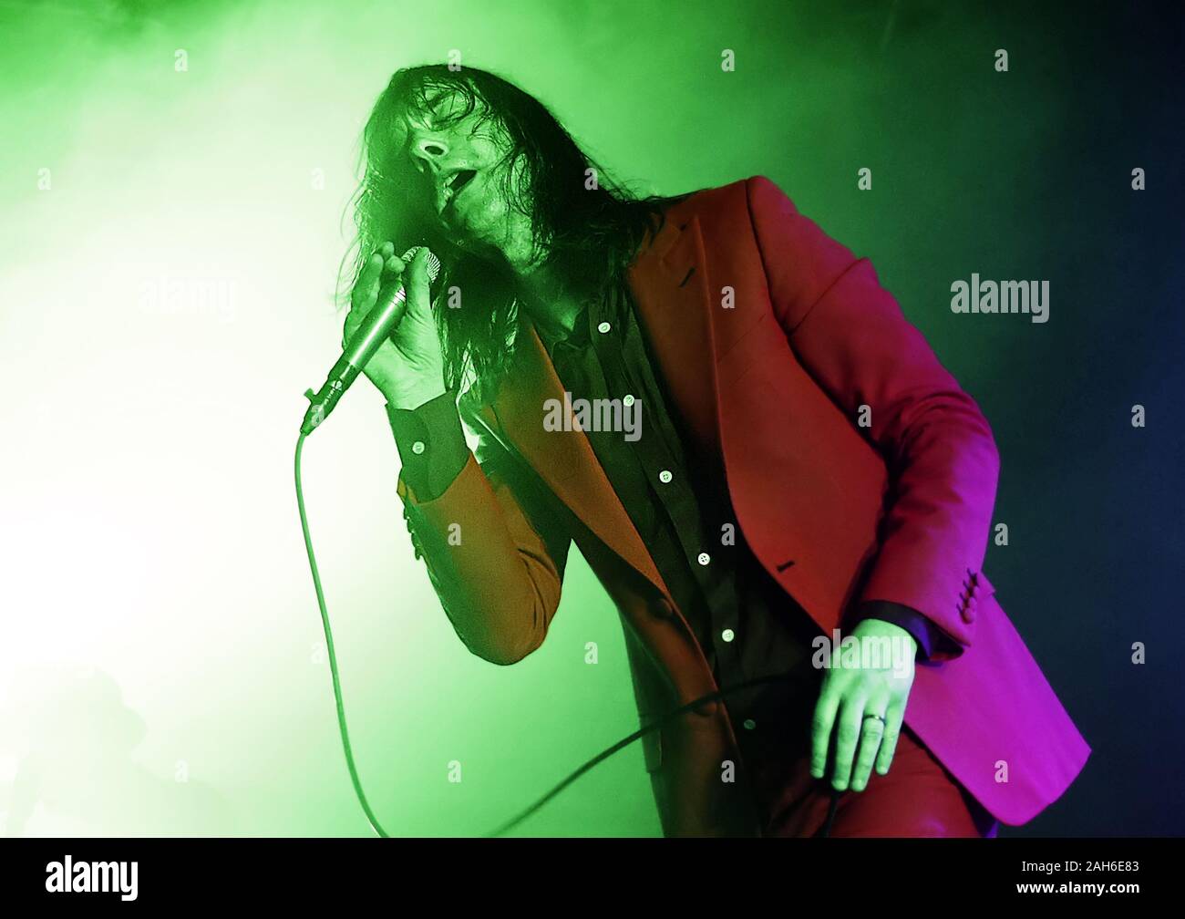 Primal Scream Performing at Liverpool O2 Academy Featuring: Primal ...