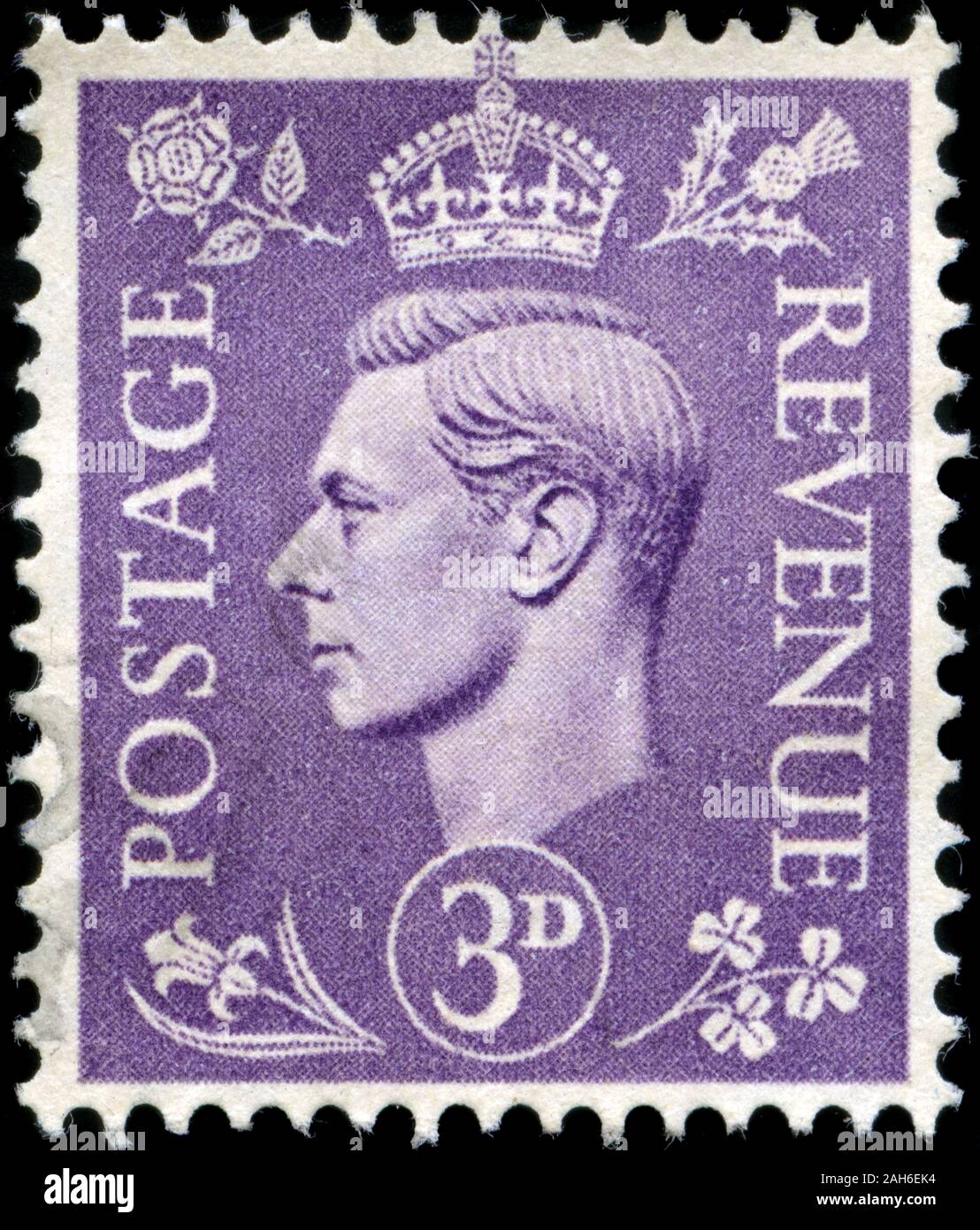 King george vi stamp uk hi-res stock photography and images - Alamy