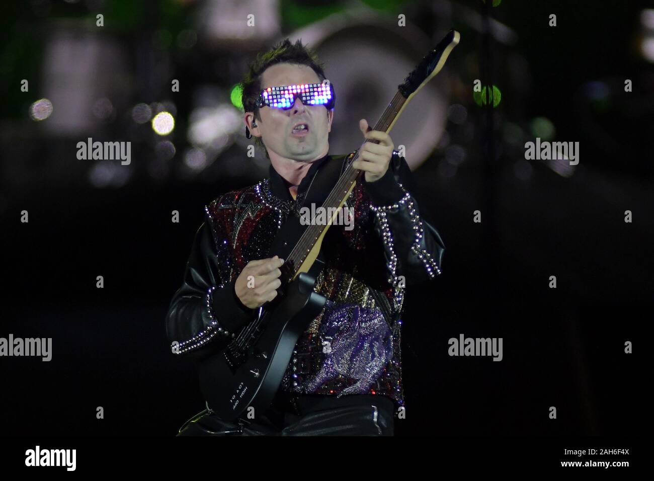 Muse Lead Singer Matthew Bellamy High Resolution Stock Photography and ...