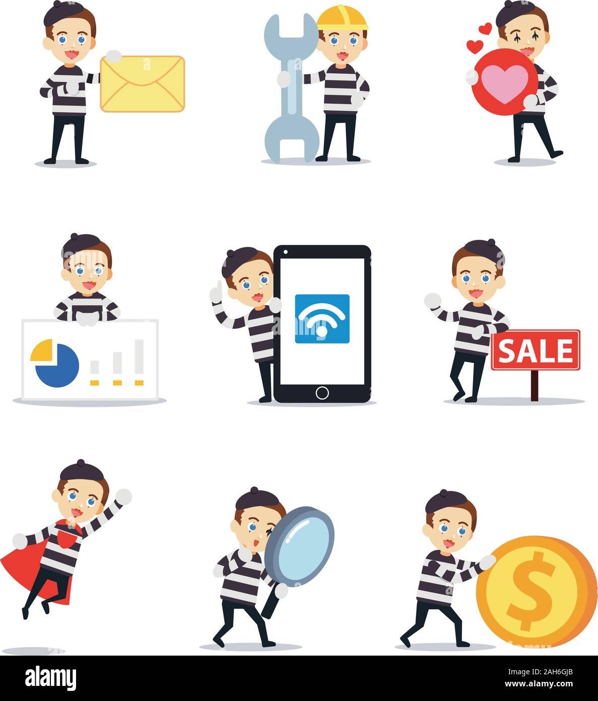 Mimes hi-res stock photography and images - Alamy