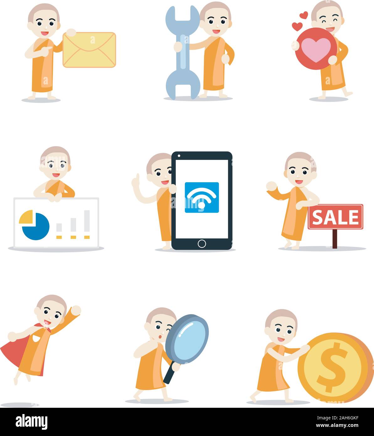 Buddhism in the country Cut Out Stock Images & Pictures - Alamy