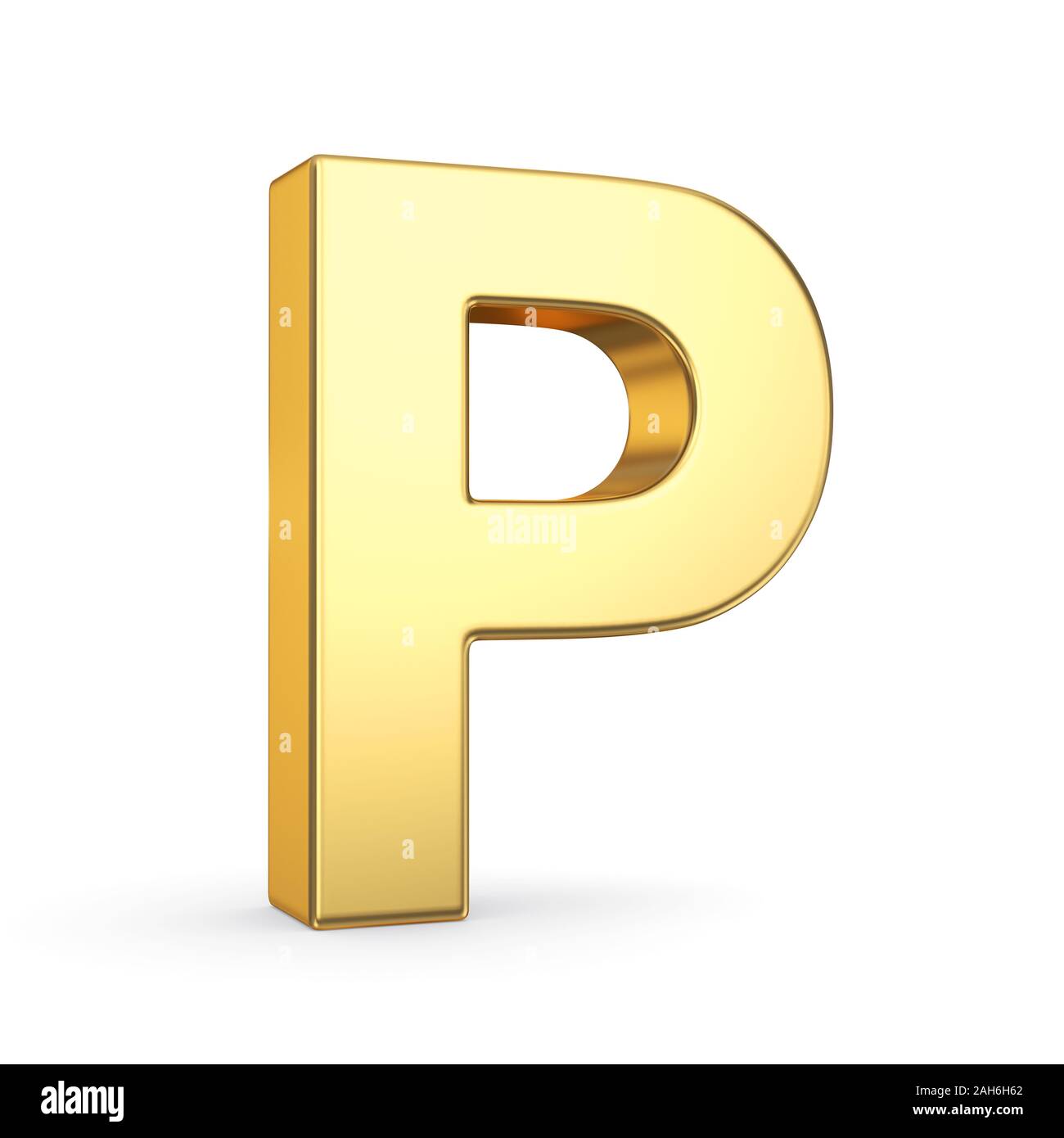 3D golden letter isolated with clipping path on white Stock Photo - Alamy