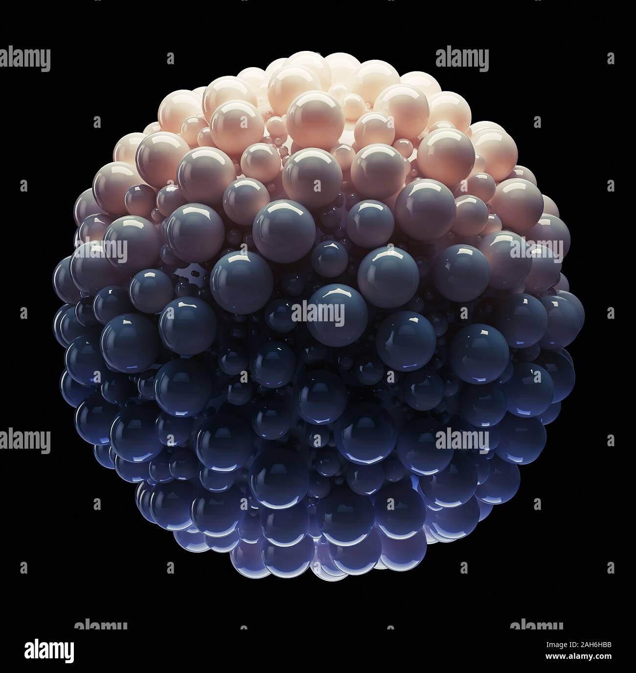 Abstract molecule sphere isolated with clipping path Stock Photo - Alamy