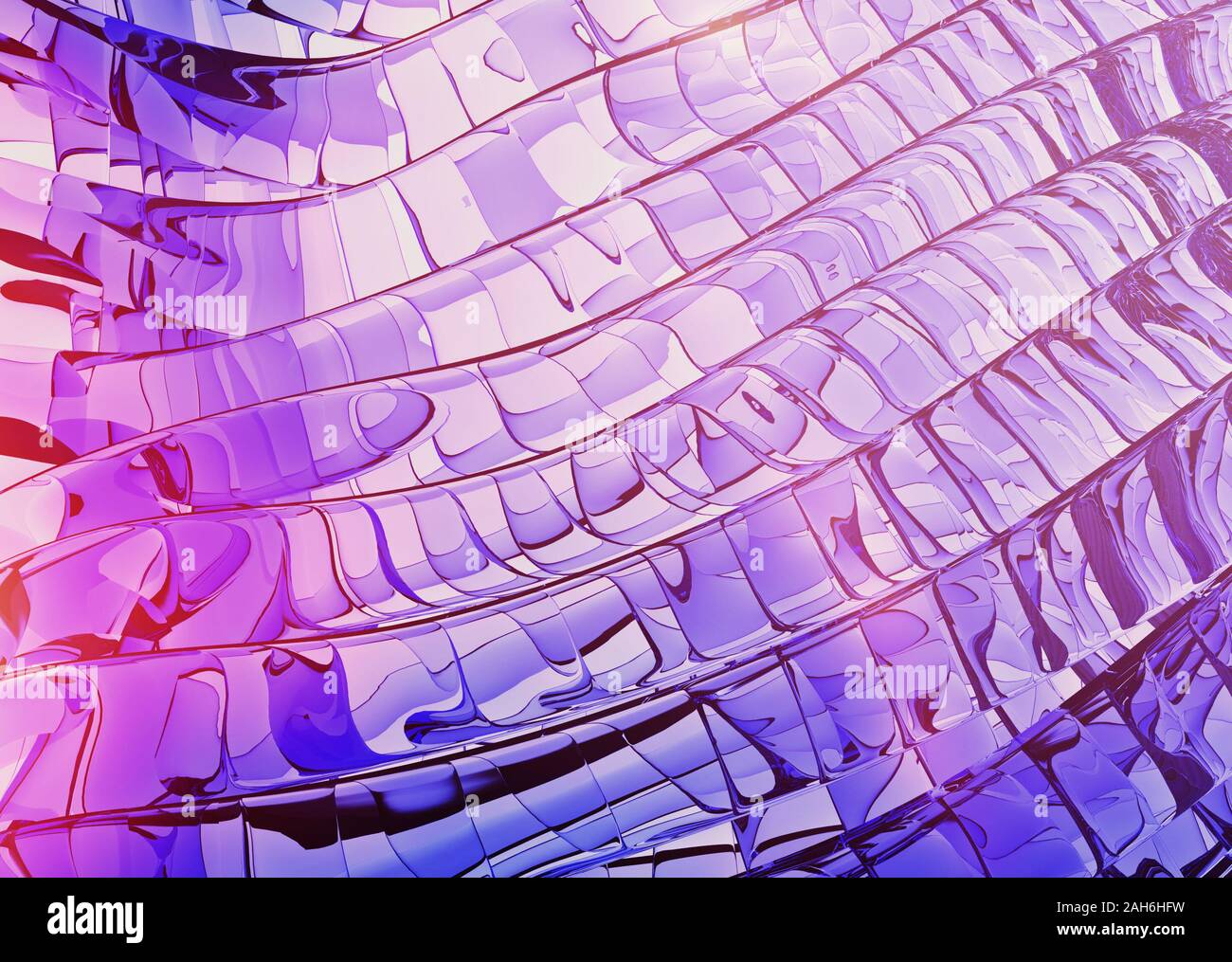 3D rendered beautiful abstract glass purple background Stock Photo - Alamy