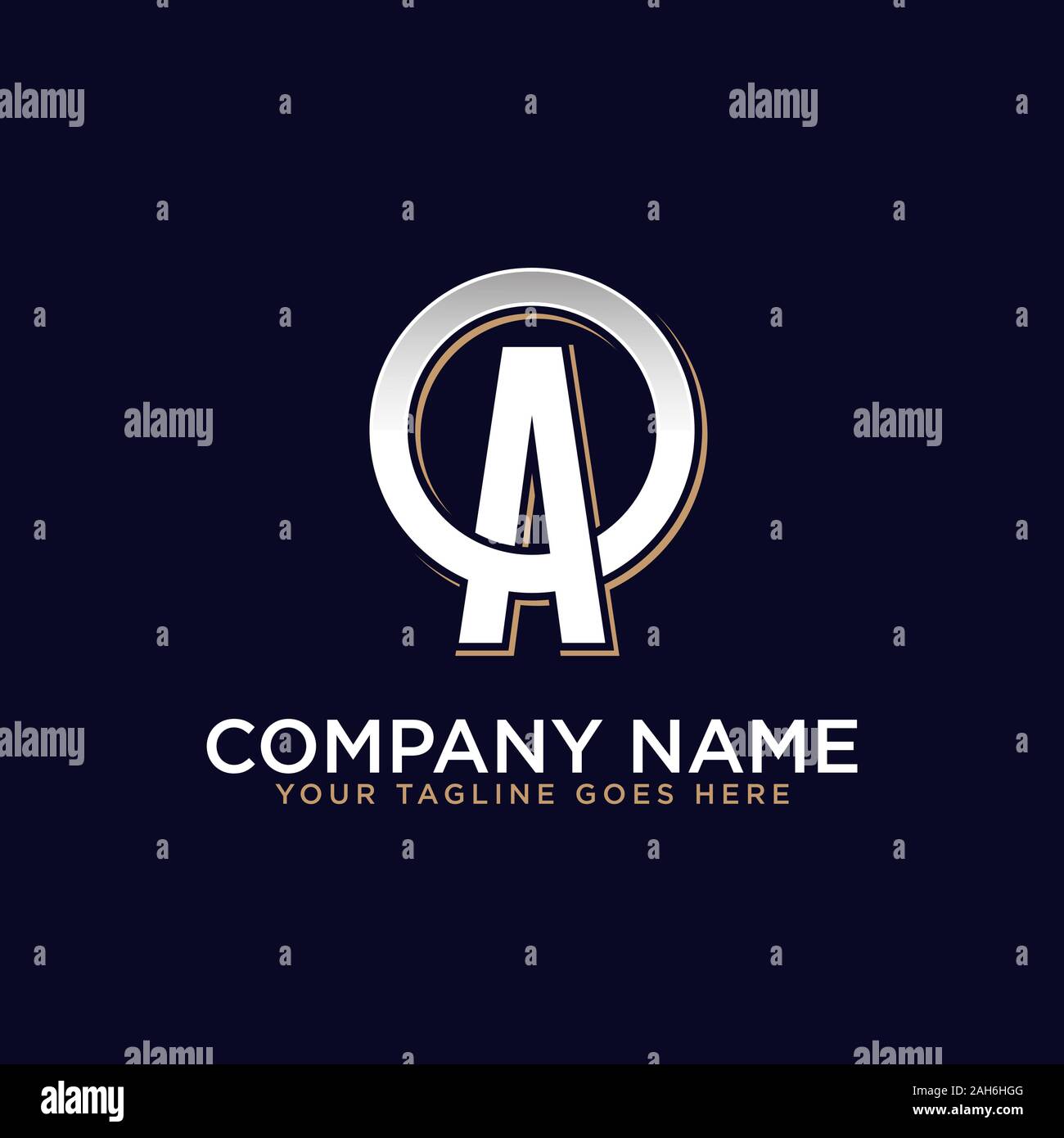 O A initial logo vector, O letter logo inspirations Stock Vector Image ...