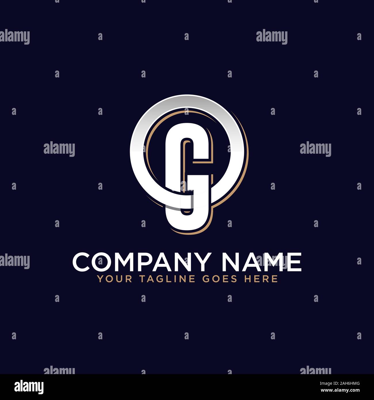 Og logo design hi-res stock photography and images - Alamy