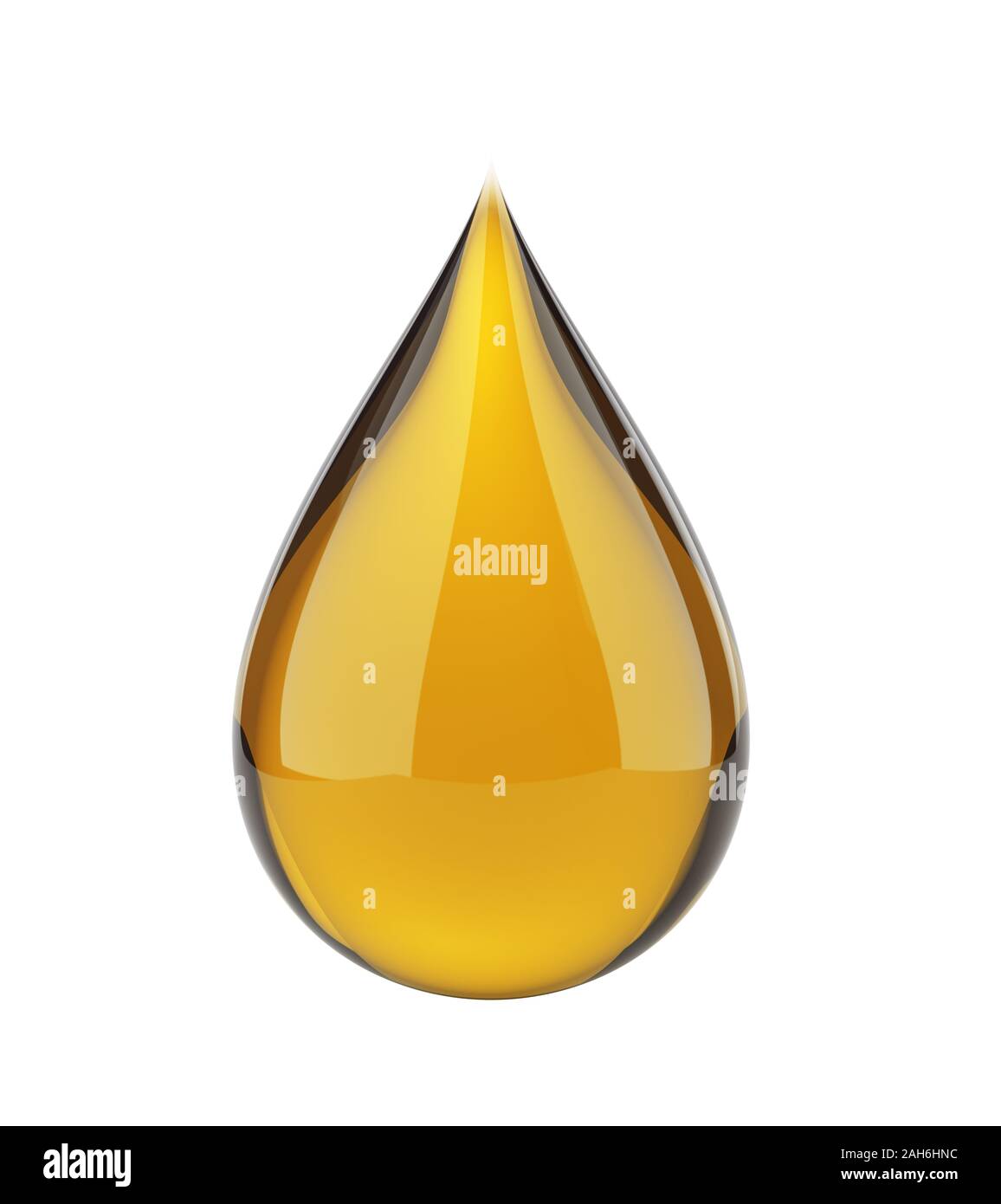 Oil drop on white isolated with clipping path Stock Photo - Alamy