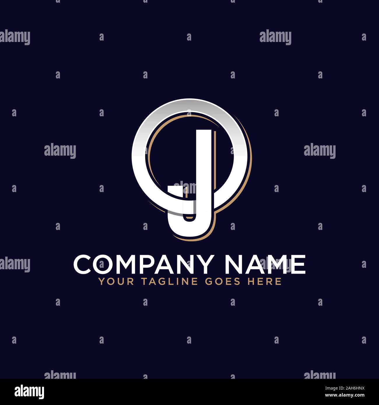 O j initial logo vector, O letter logo inspirations Stock Vector Image ...
