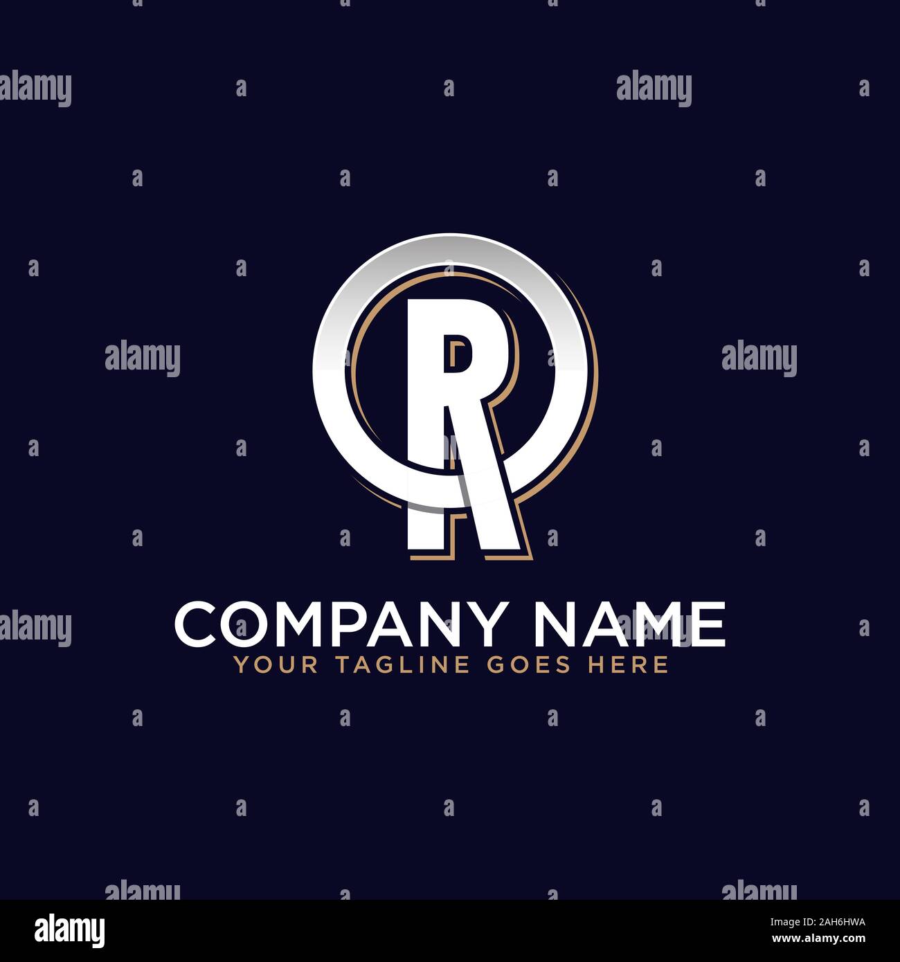 OR initial logo vector, O letter logo inspirations Stock Vector Image ...