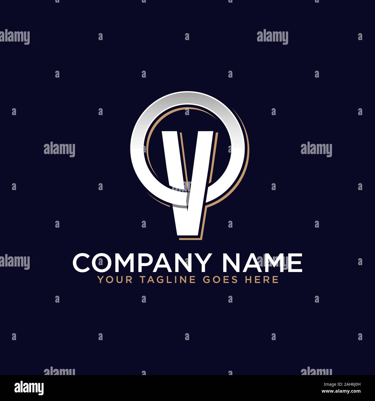 OV initial logo vector, O letter logo inspirations Stock Vector Image ...