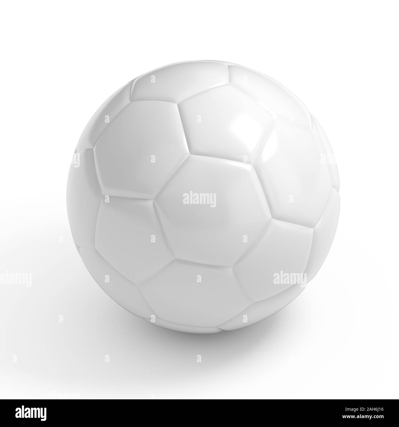 Football - Soccer ball HQ 3D render isolated with clipping path on ...