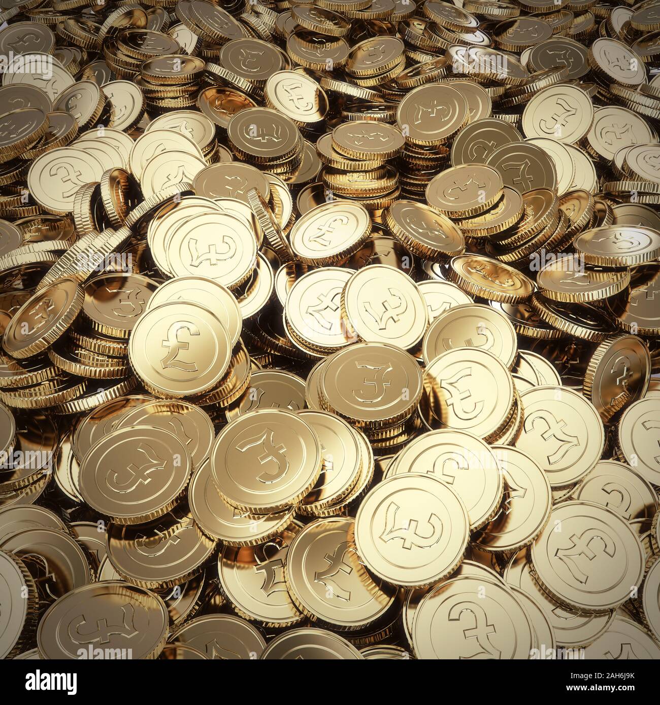 British coins background - computer generated background Stock Photo ...