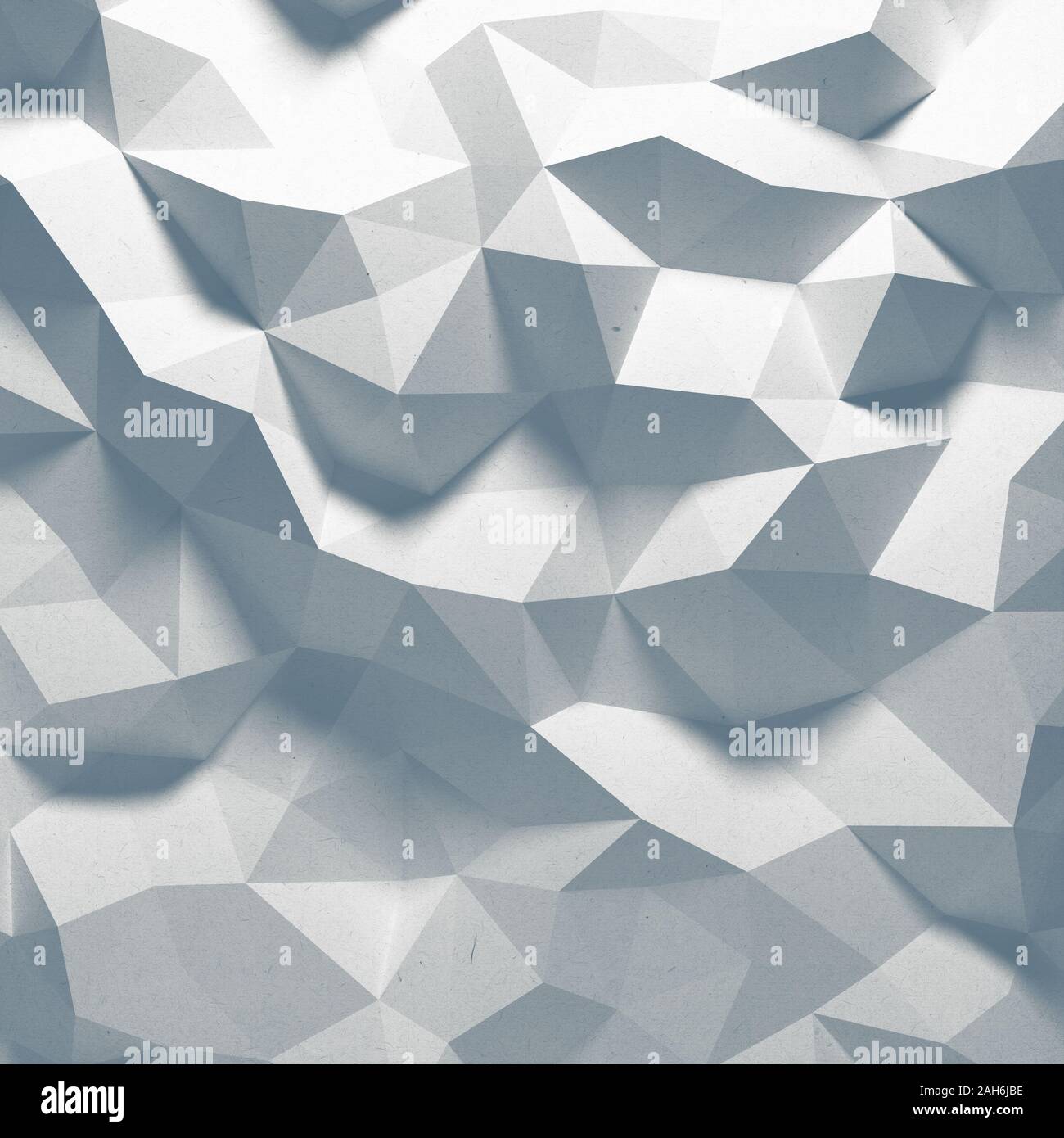 Abstract top lighted geometric paper background Stock Photo - Alamy