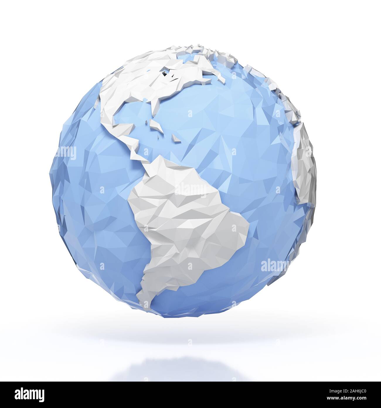 Planet Earth globe - origami style - isolated with clipping path Stock ...
