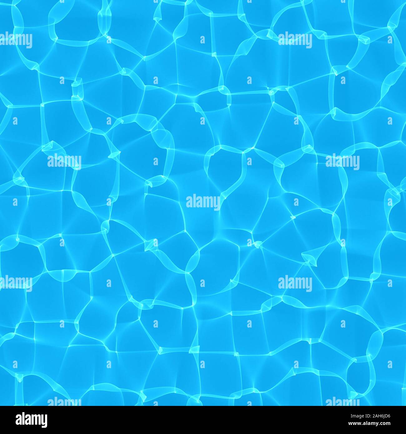 Blue pool water caustic texture - summer background Stock Photo - Alamy