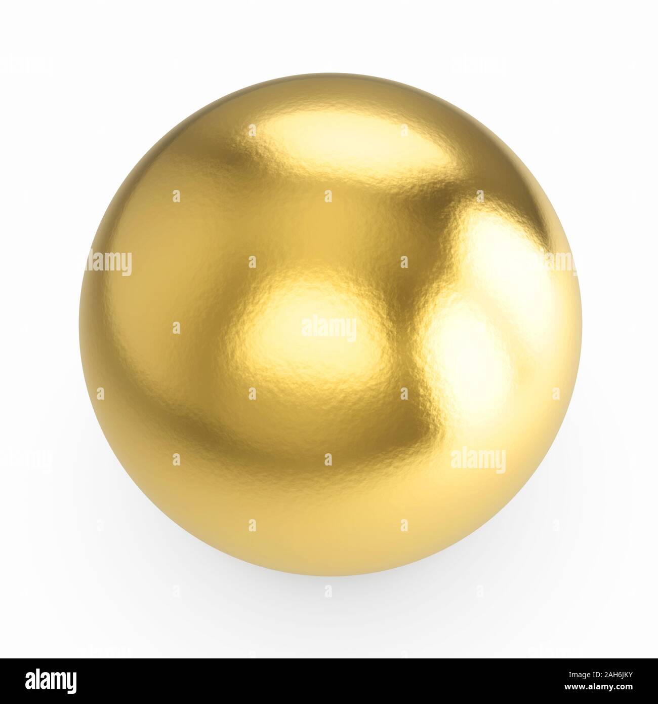 metal golden 3d sphere - isolated with clipping path Stock Photo - Alamy