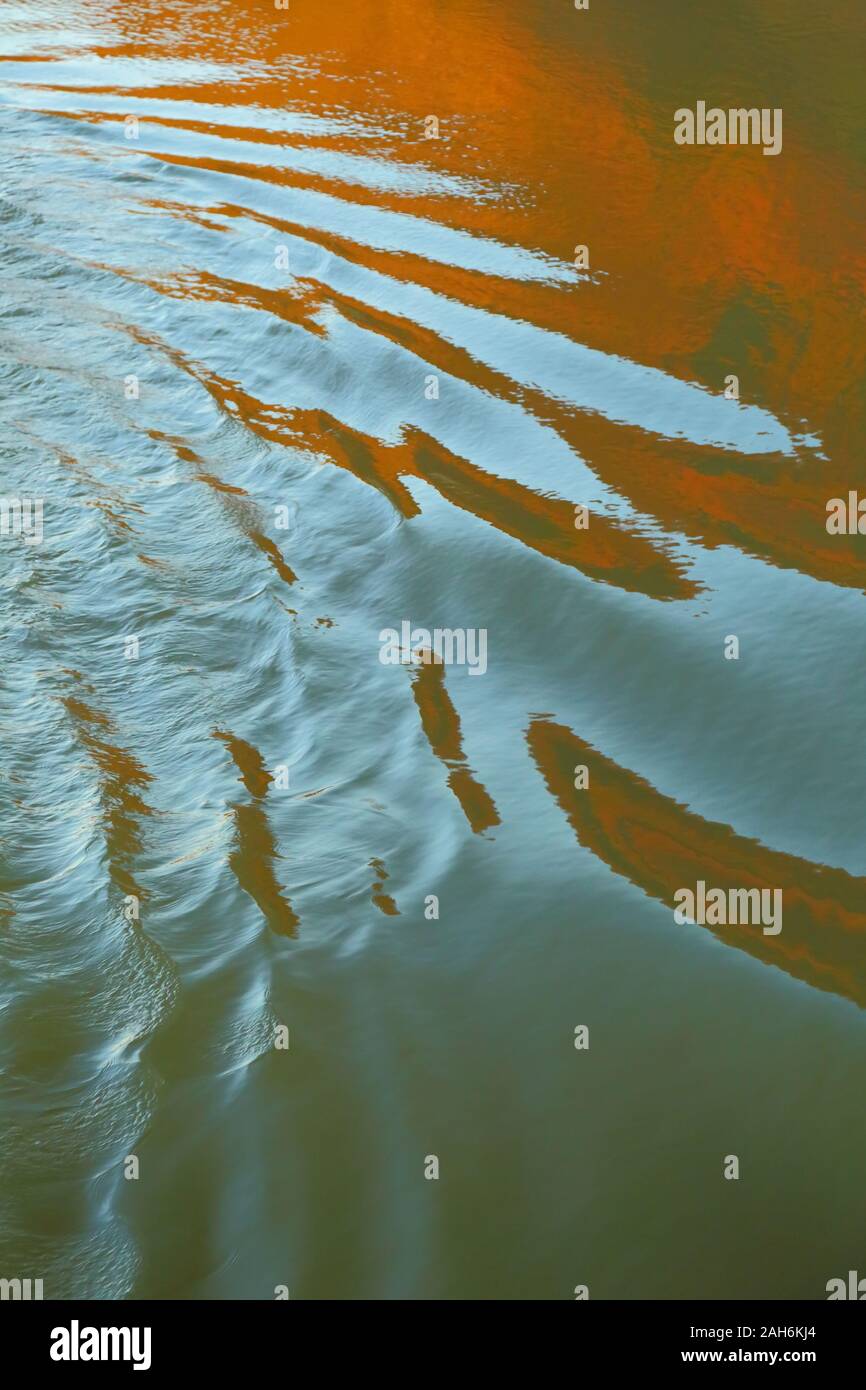 Detail of river Axe waves as abstract background Stock Photo - Alamy