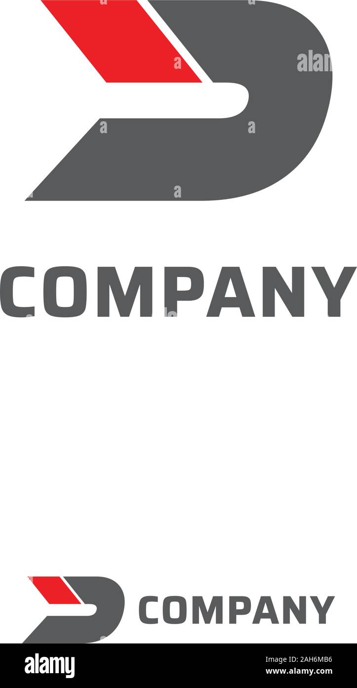 Letter D Alphabetic Company Logo Design Template, Lettermark Logo ...