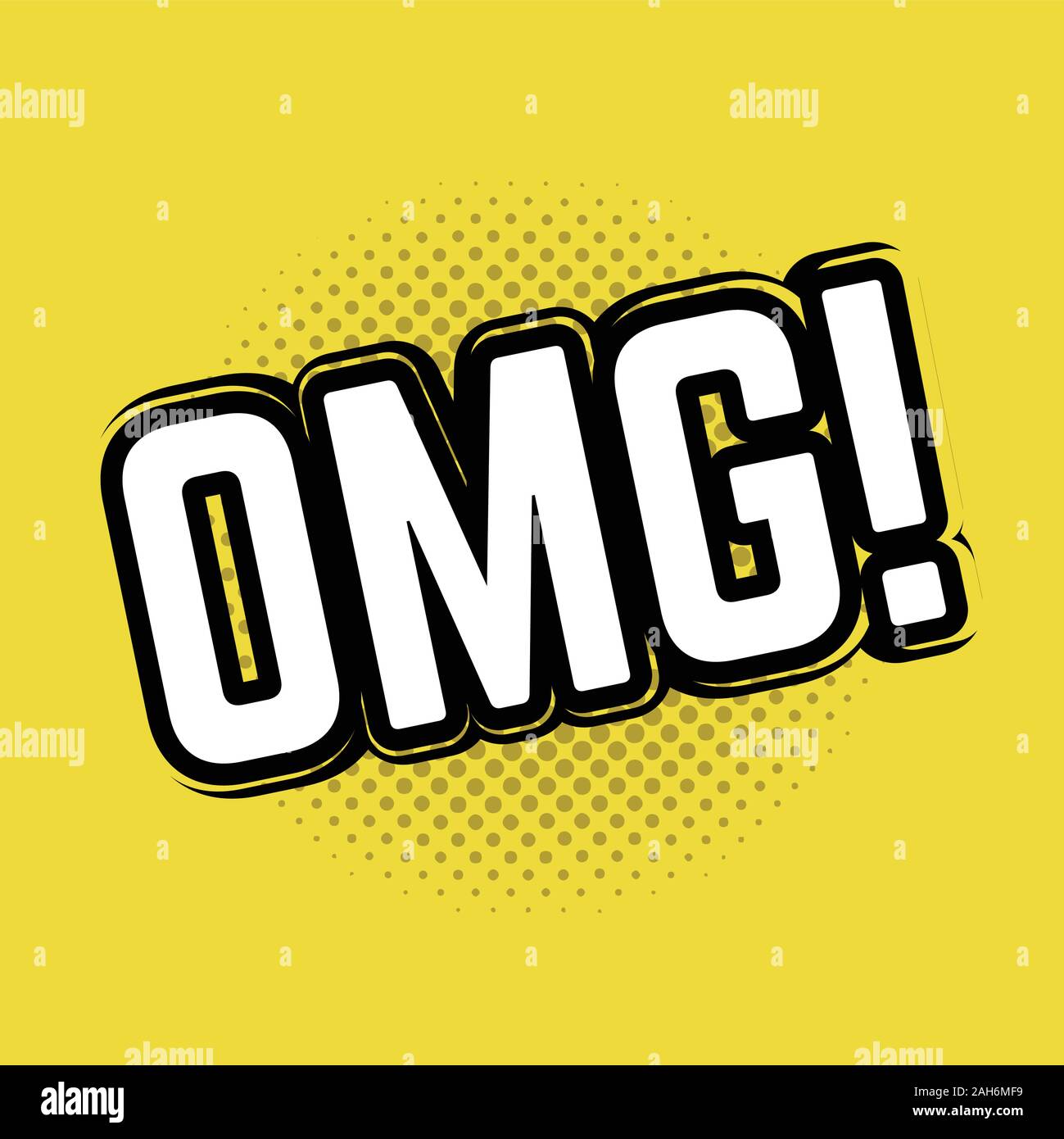 Omg word on explosion Stock Vector Images - Alamy