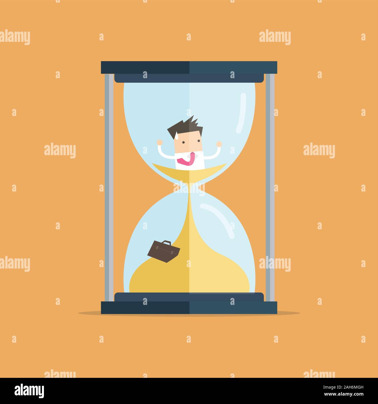 Man sinking in quicksand hi-res stock photography and images - Alamy