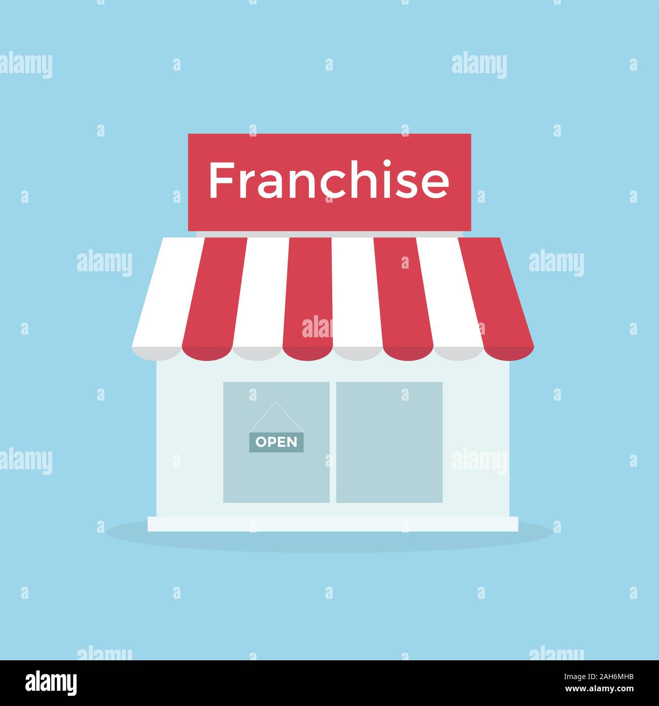 Shop Franchise business. vector Stock Vector Image & Art - Alamy