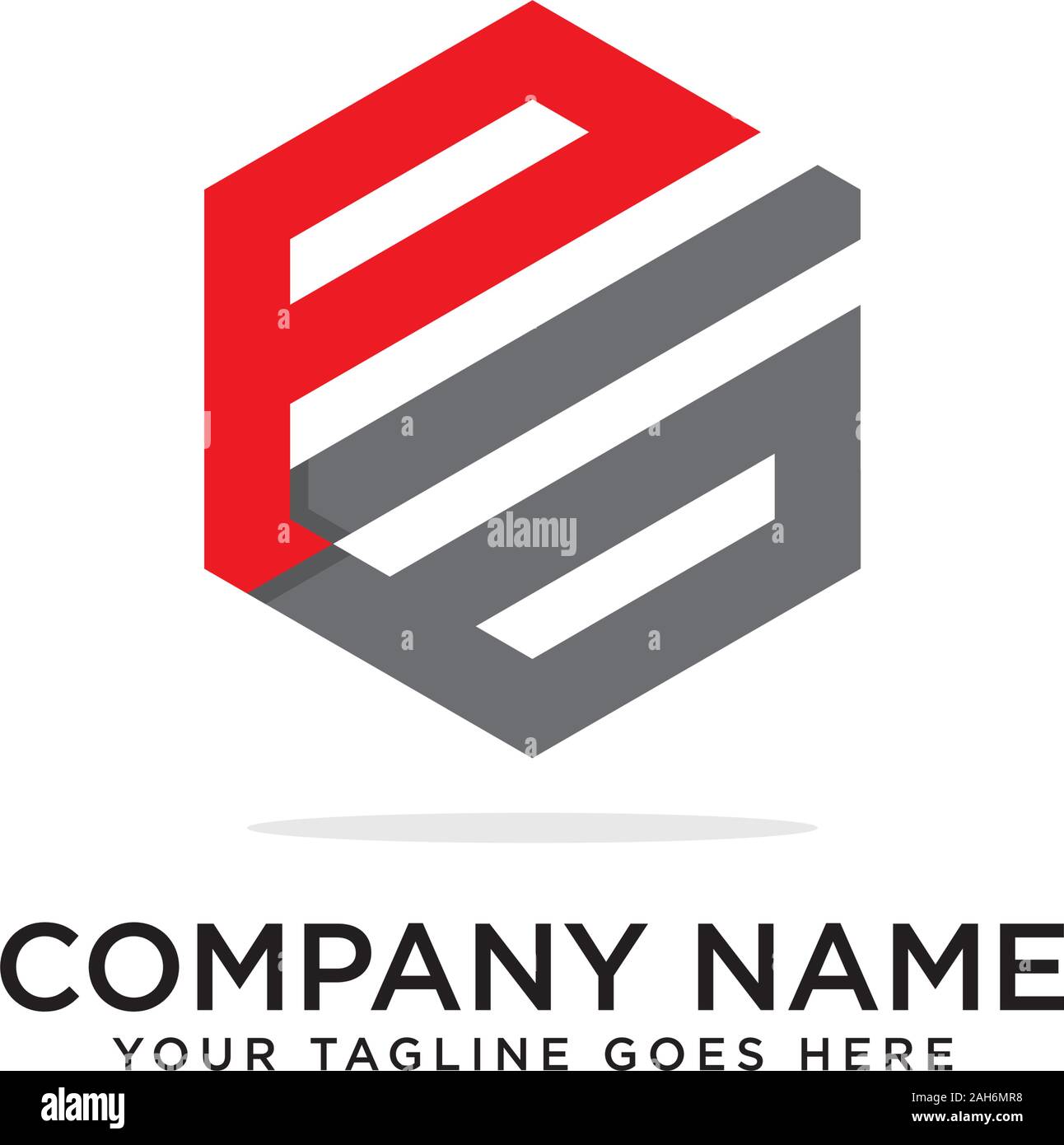 Pg Hexagonal logo vector, monogram logo template Stock Vector Image ...