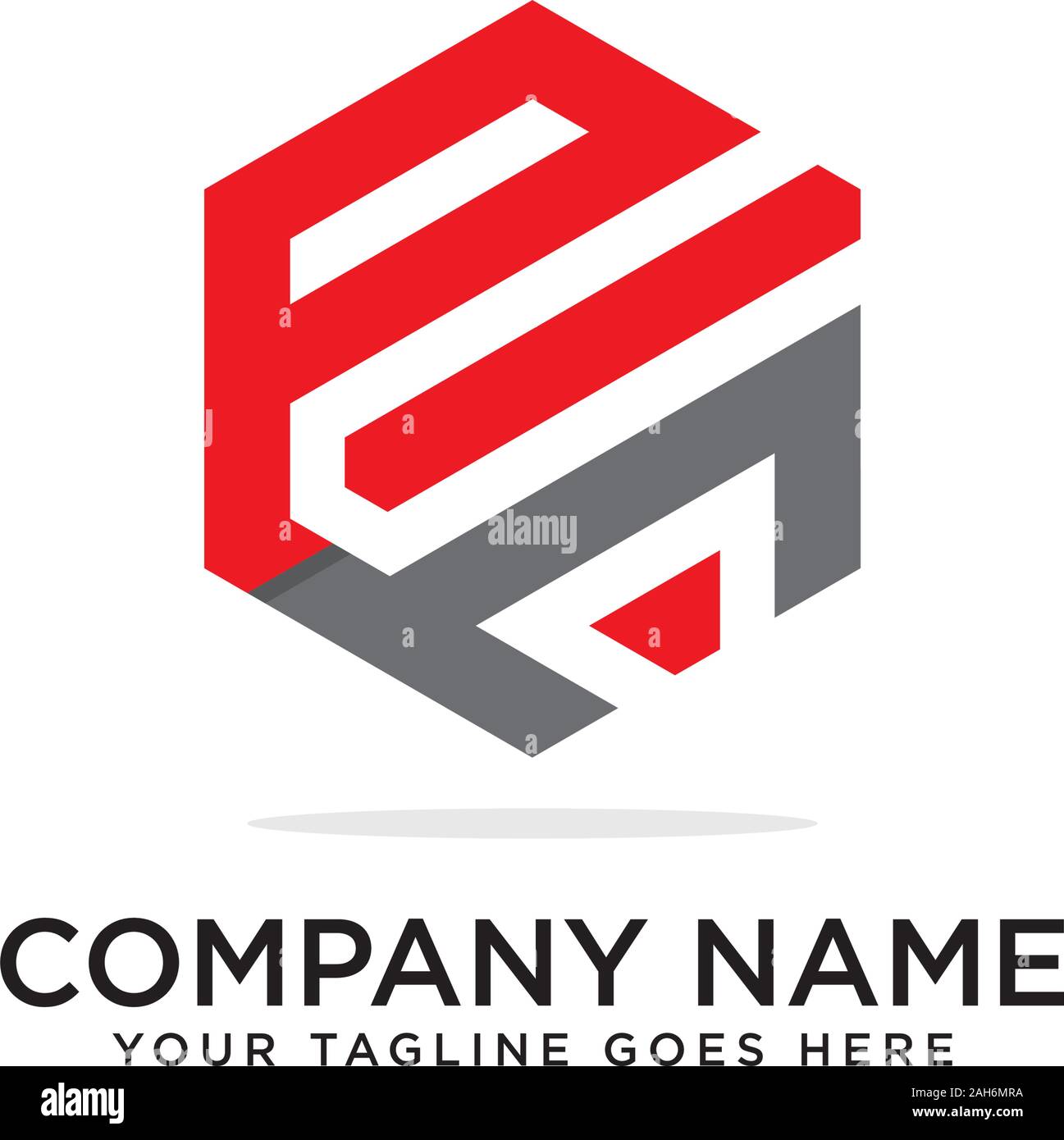 Ph Hexagonal logo vector, monogram logo template Stock Vector Image ...