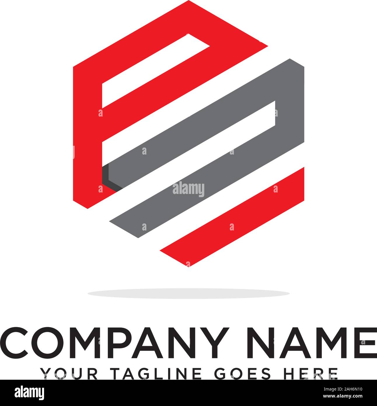 Pn Hexagonal logo vector, monogram logo template Stock Vector Image ...