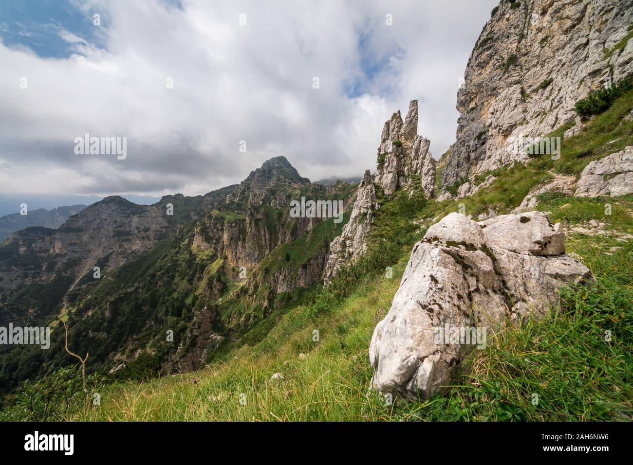 Backpacking in italian dolomites hi-res stock photography and images ...