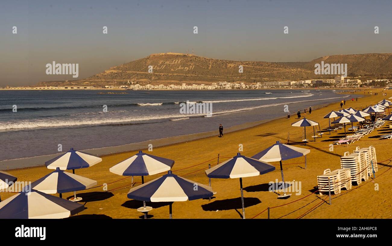 A beach in Agadir Stock Photo - Alamy