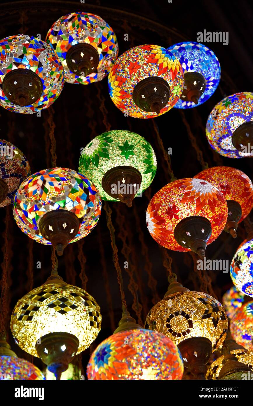 Turkish Lamp or Moroccan Lantern, Eastern style, decorative lamps at ...