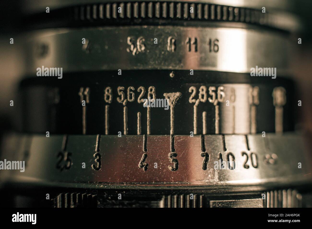 close-up of an old Russian camera production Stock Photo - Alamy