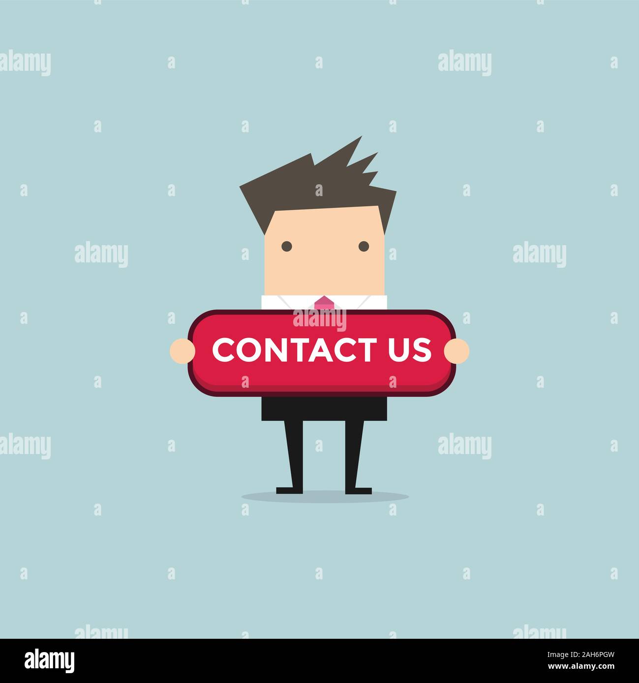 Contact us word Stock Vector Images - Alamy