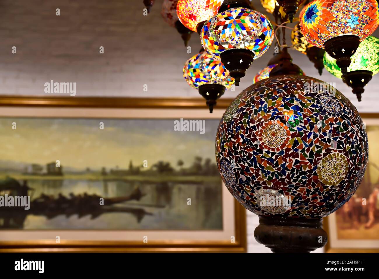 Turkish Lamp or Moroccan Lantern, Eastern style, decorative lamps at ...