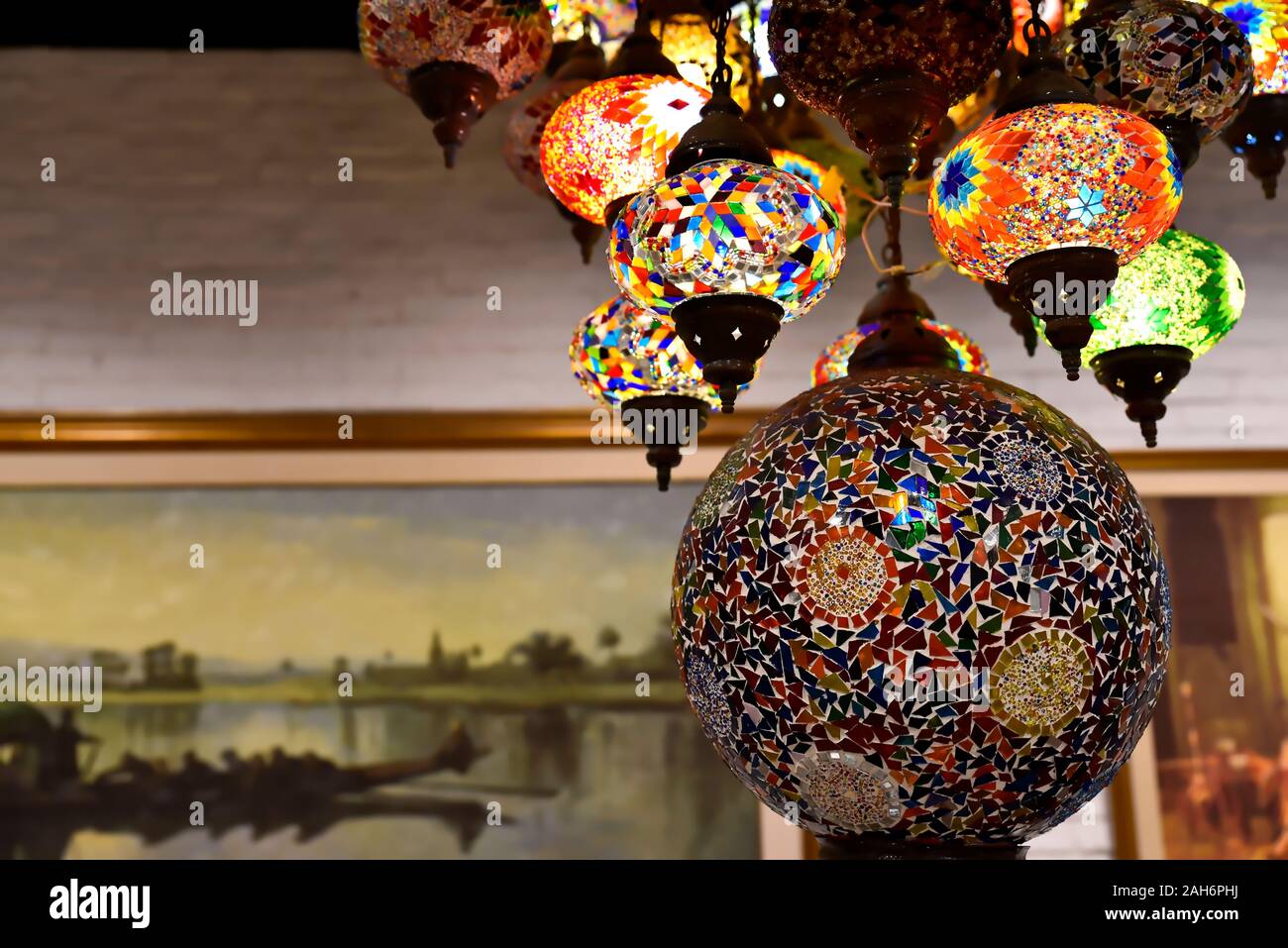 Turkish Lamp or Moroccan Lantern, Eastern style, decorative lamps at ...