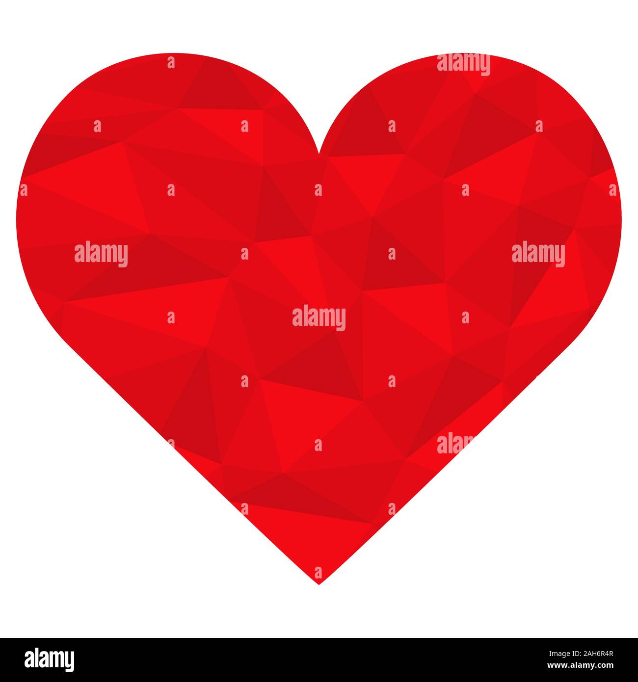 valentine or mothers day special love heart isolated on white ...