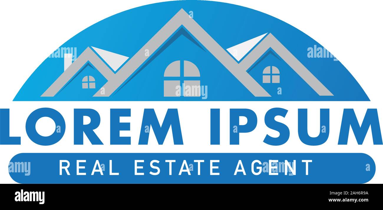 Real Estate Logo Design Template, Construction Company, House Icon ...