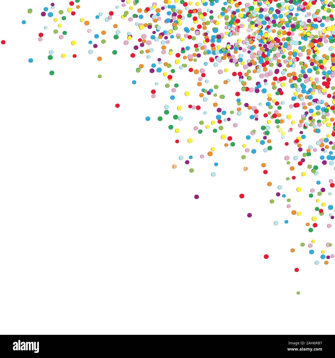 Confetti Clip Art Corners Colorful Confetti Corner White Background